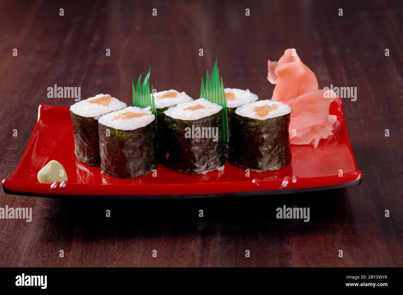 Japanese sushi traditional japanese food Stock Photo - Alamy