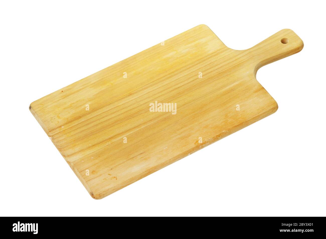 Old wooden chopping board Cut Out Stock Images & Pictures - Alamy