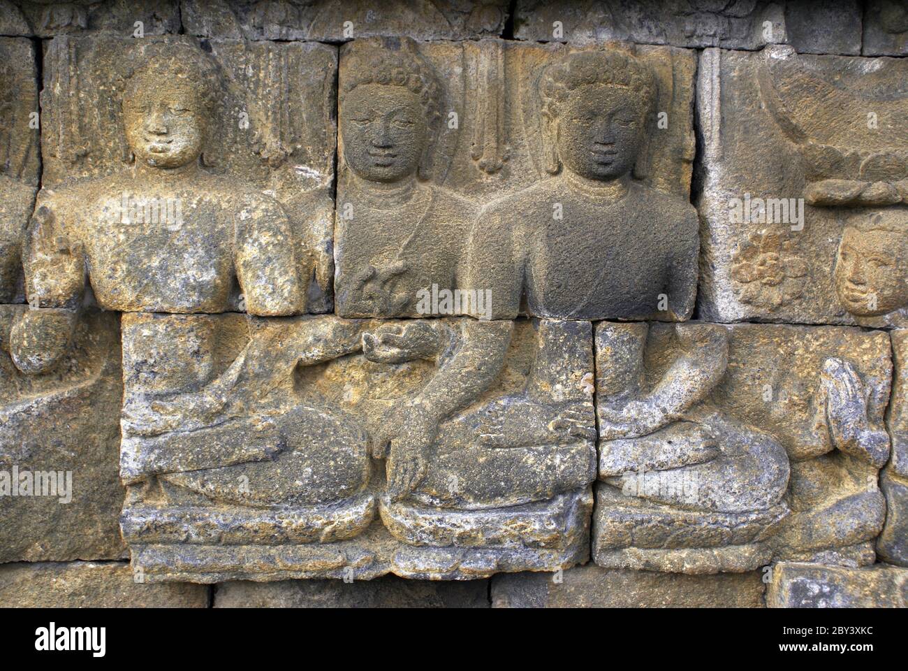 Borobudur temple buddhas hi-res stock photography and images - Alamy