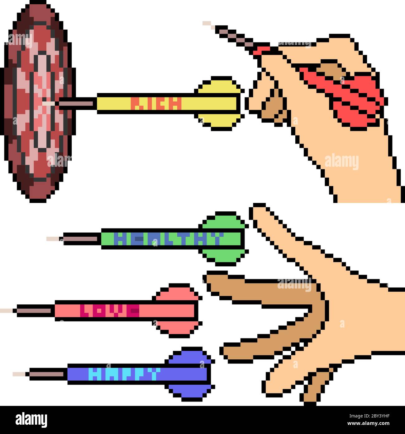 Darts Vector Vectors High Resolution Stock Photography and Images - Alamy