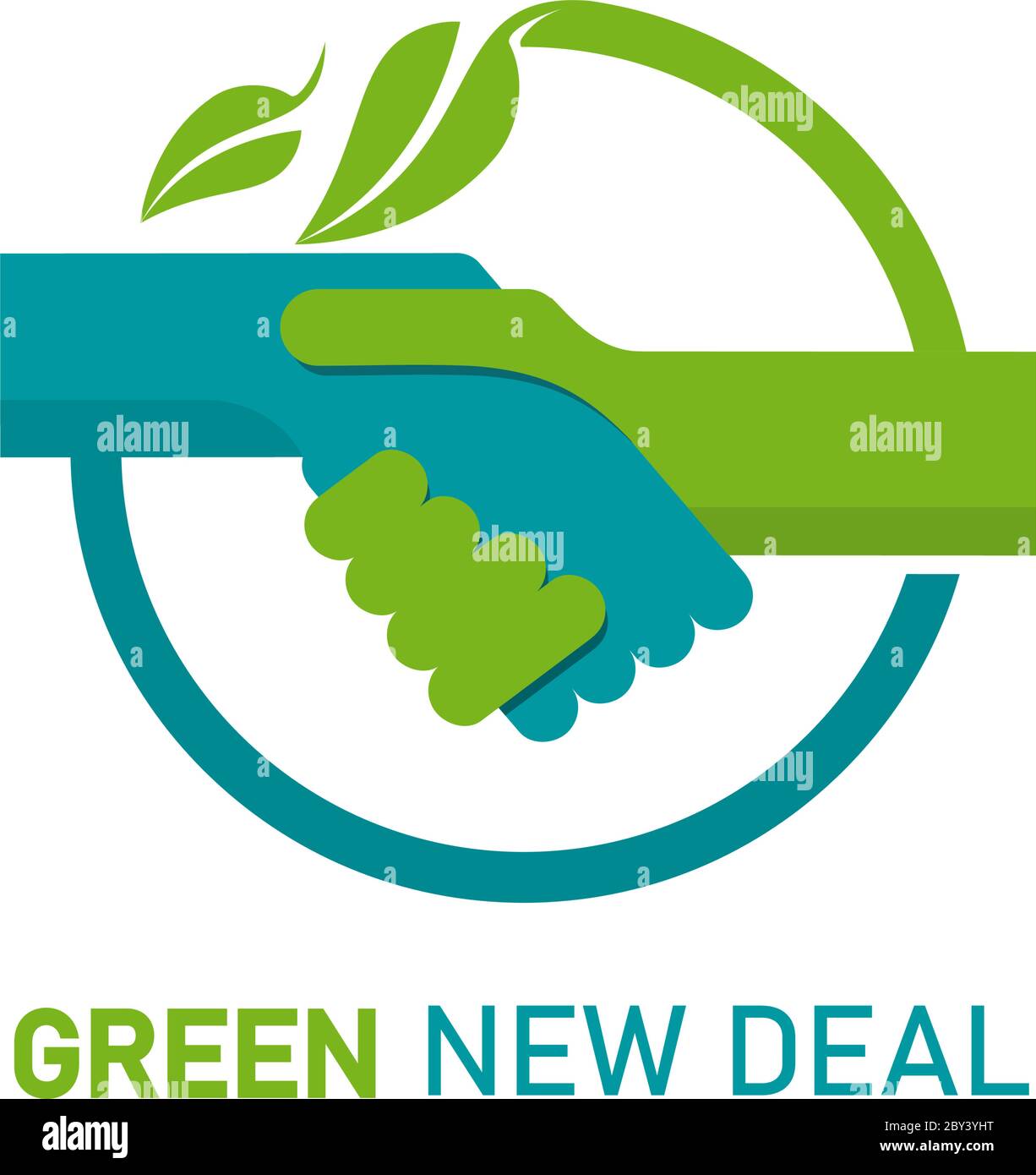 Logo green deal Stock Vector Images - Alamy