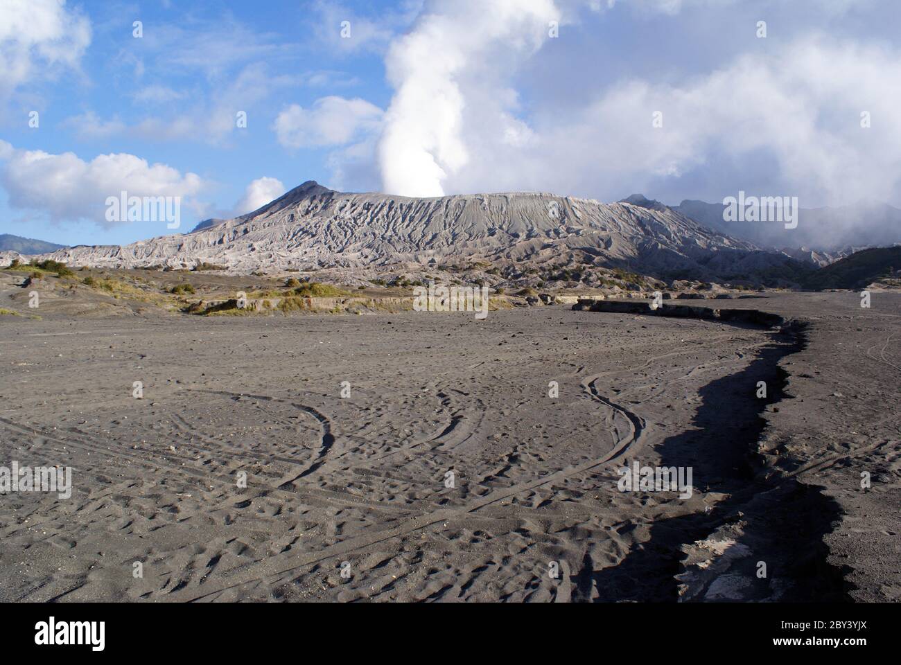 Sand and vulcano Stock Photo - Alamy