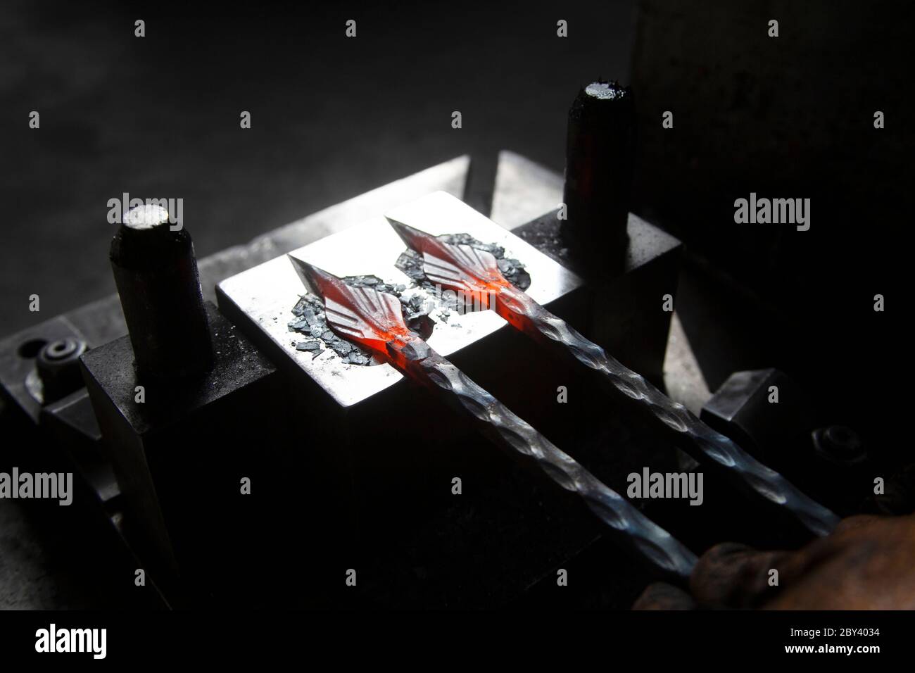 metals processed in a blacksmith shop Stock Photo - Alamy