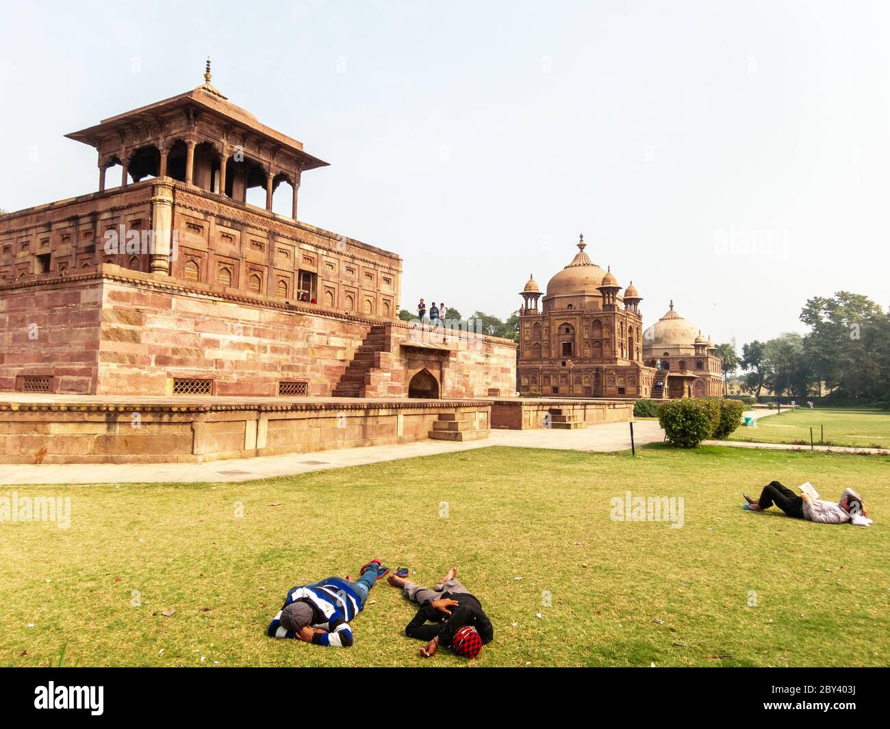 Prayagraj. Uttar Pradesh, India - February 2015: The ancient Mughal ...