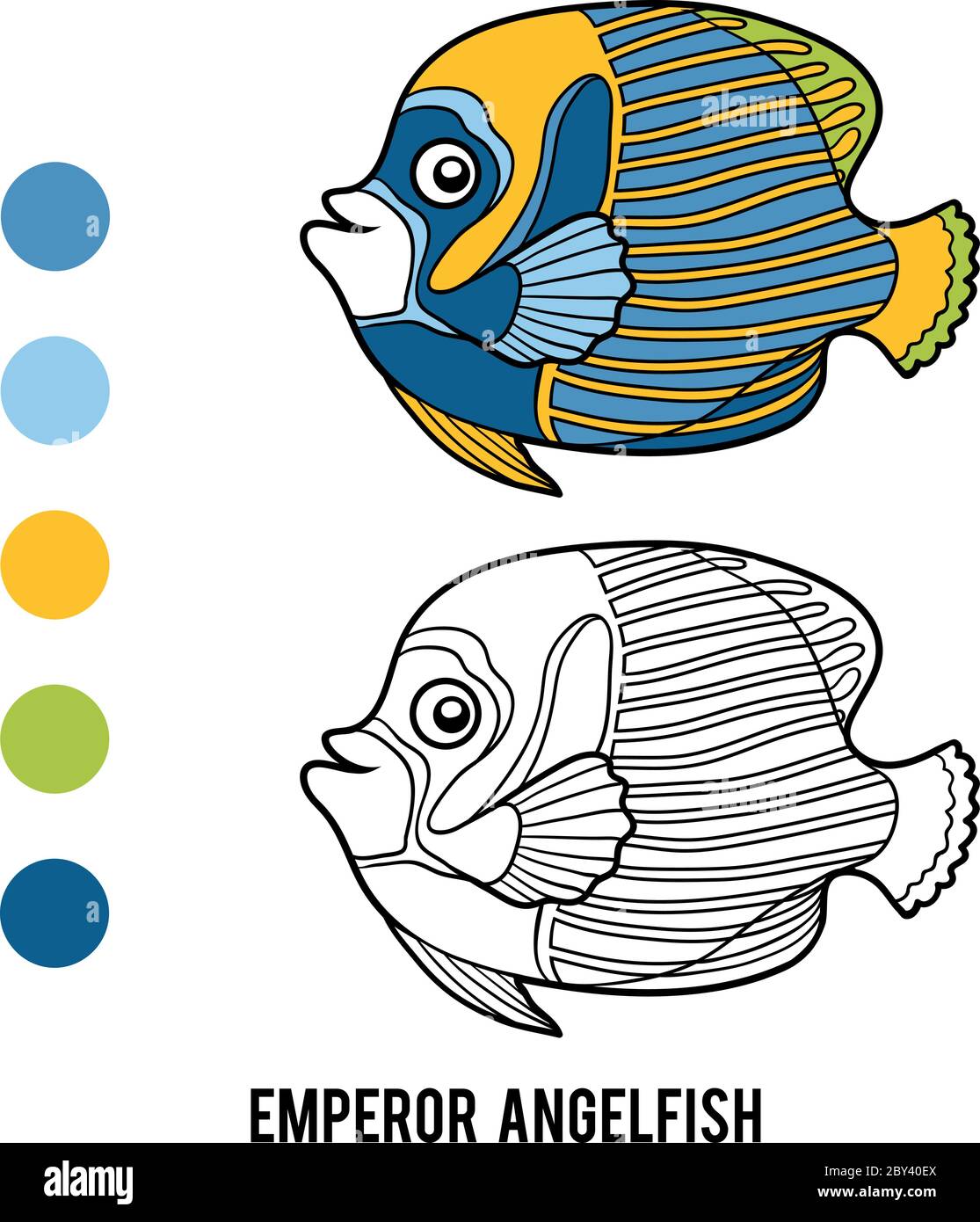 Angel Fish Coloring Pages