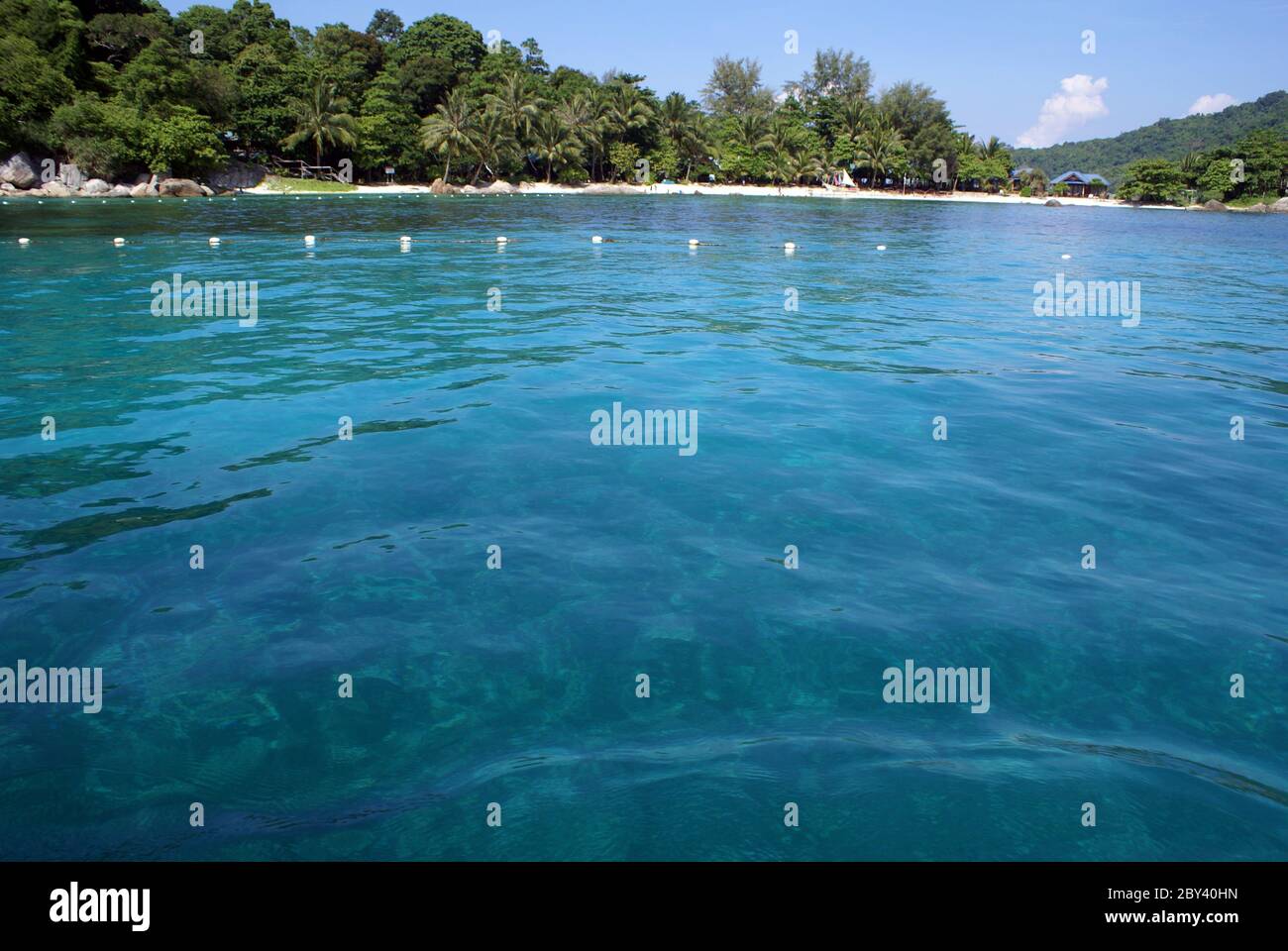 Water and island Stock Photo - Alamy