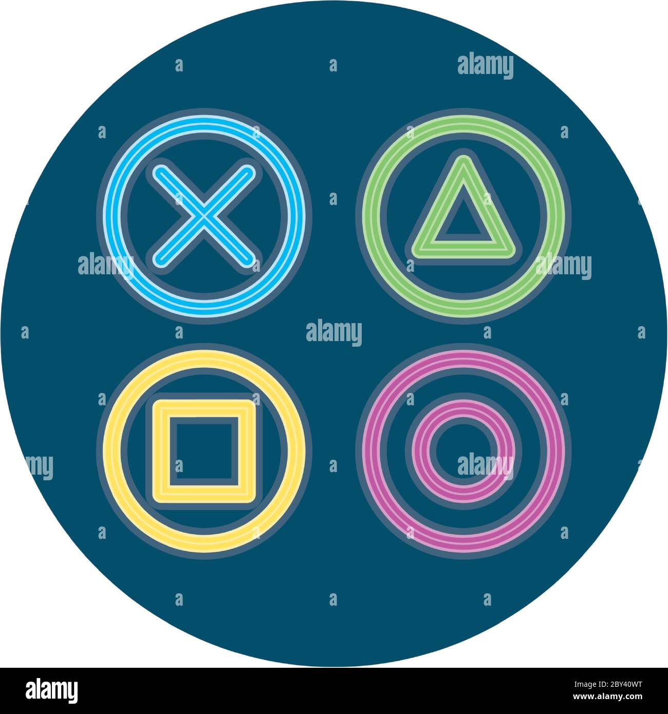 X controller Stock Vector Images - Alamy