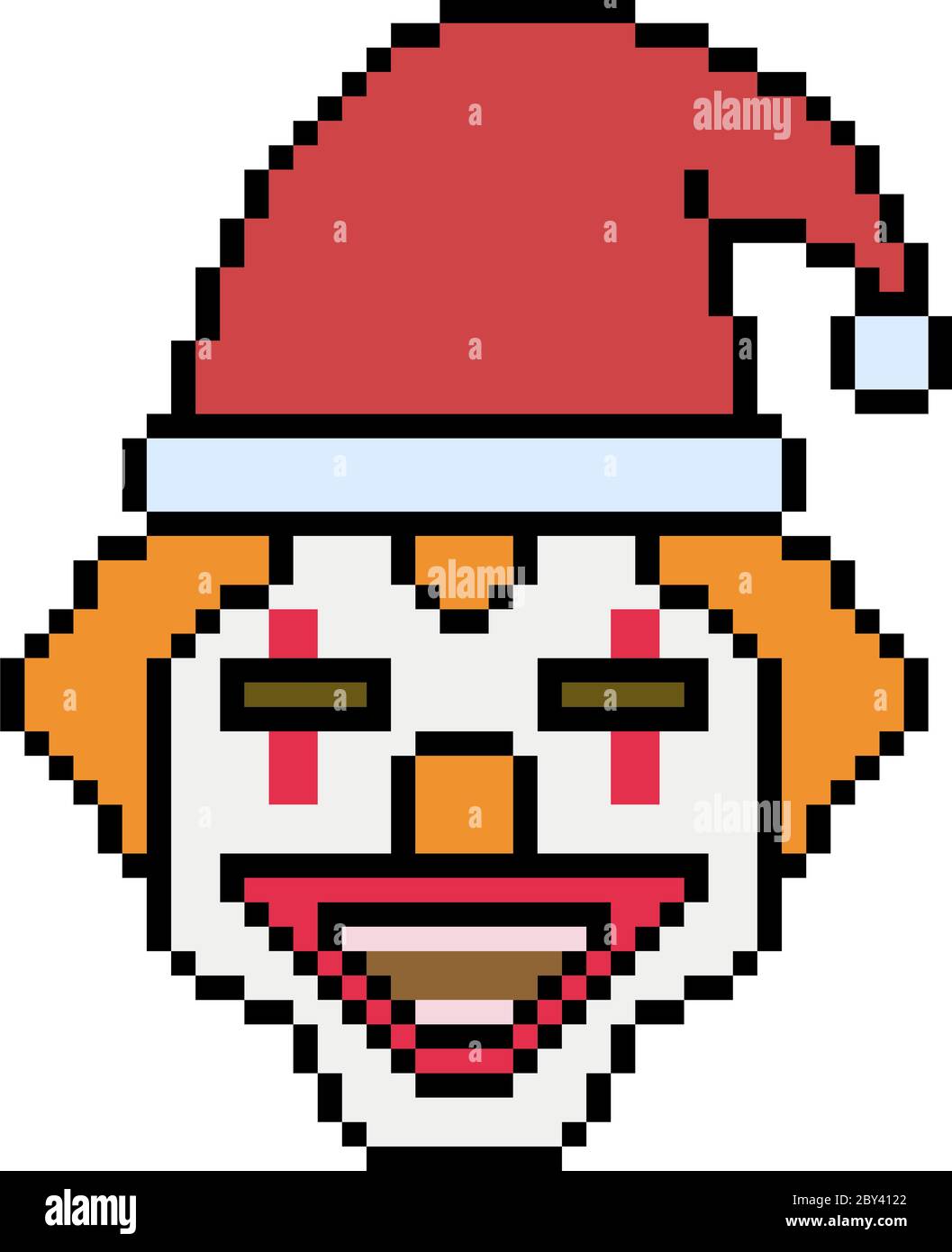 Creepy Santa Stock Vector Images - Alamy
