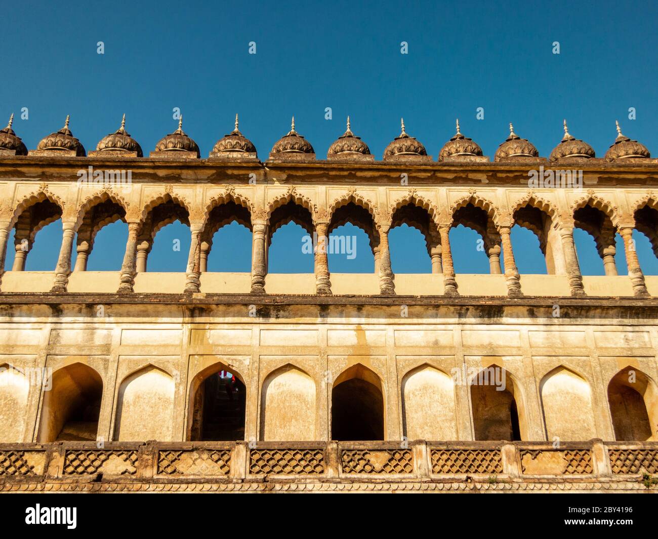 Lucknow, Uttar Pradesh, India - February 2015: The exquisite arcaded ...