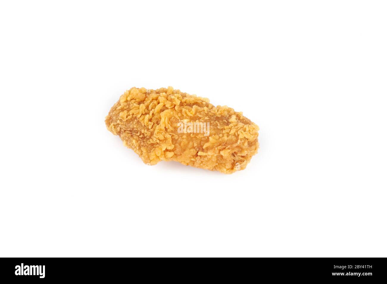 fried chicken wing isolated on white background Stock Photo - Alamy