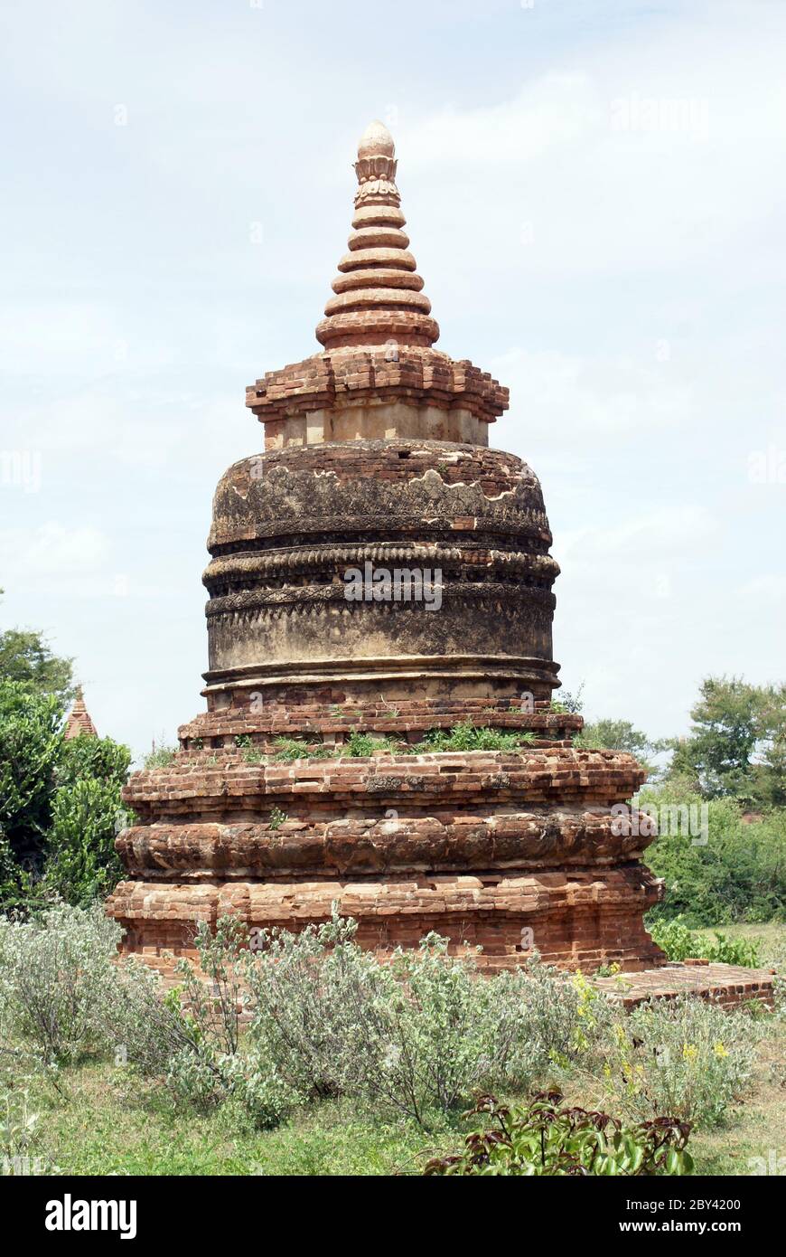 Brick stupa in Bagan Stock Photo - Alamy