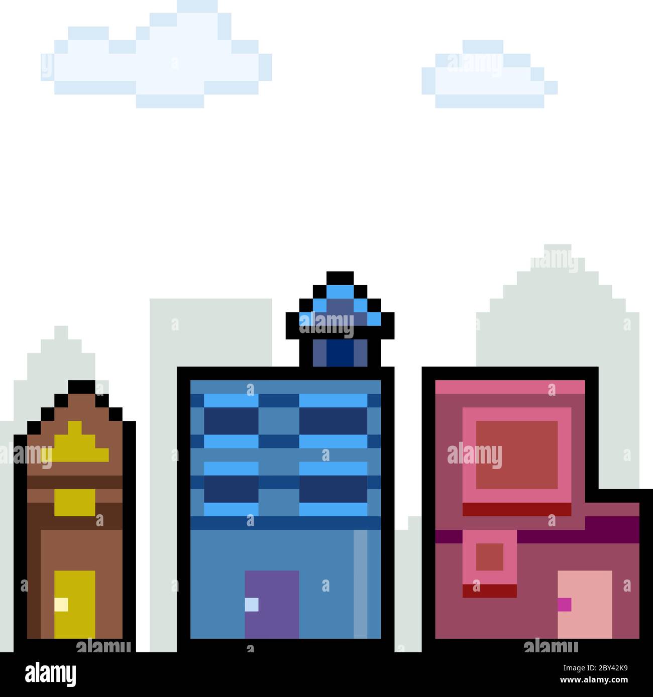 Pixel Art Town