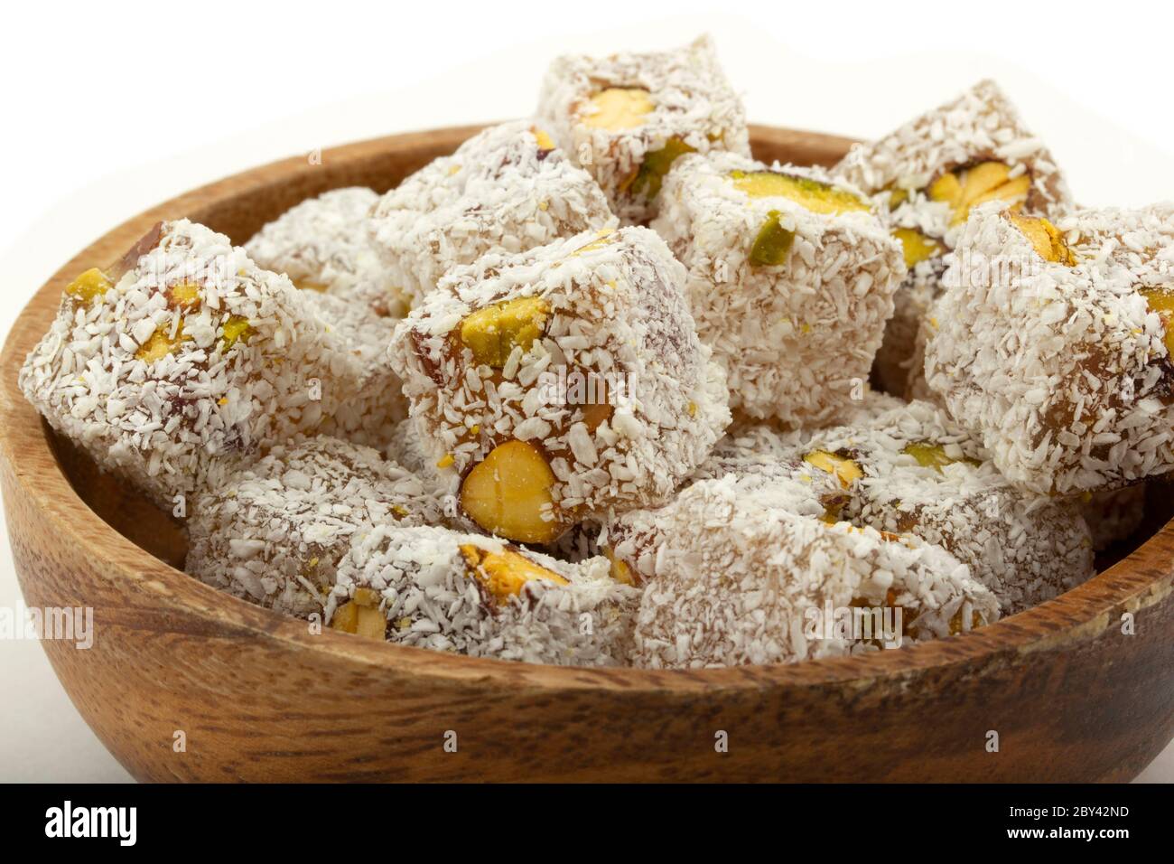 traditional Turkish delight with pistachio Stock Photo - Alamy