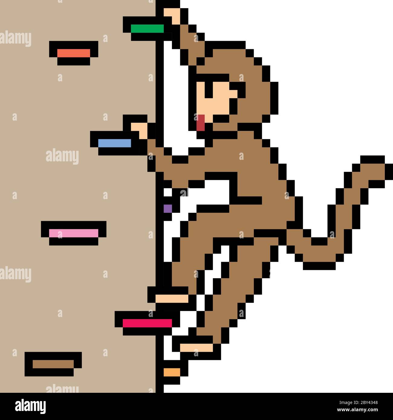 Fake monkey Stock Vector Images - Alamy
