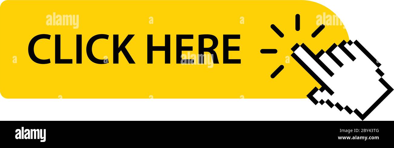 click here icon. clicking button Stock Vector Image & Art - Alamy