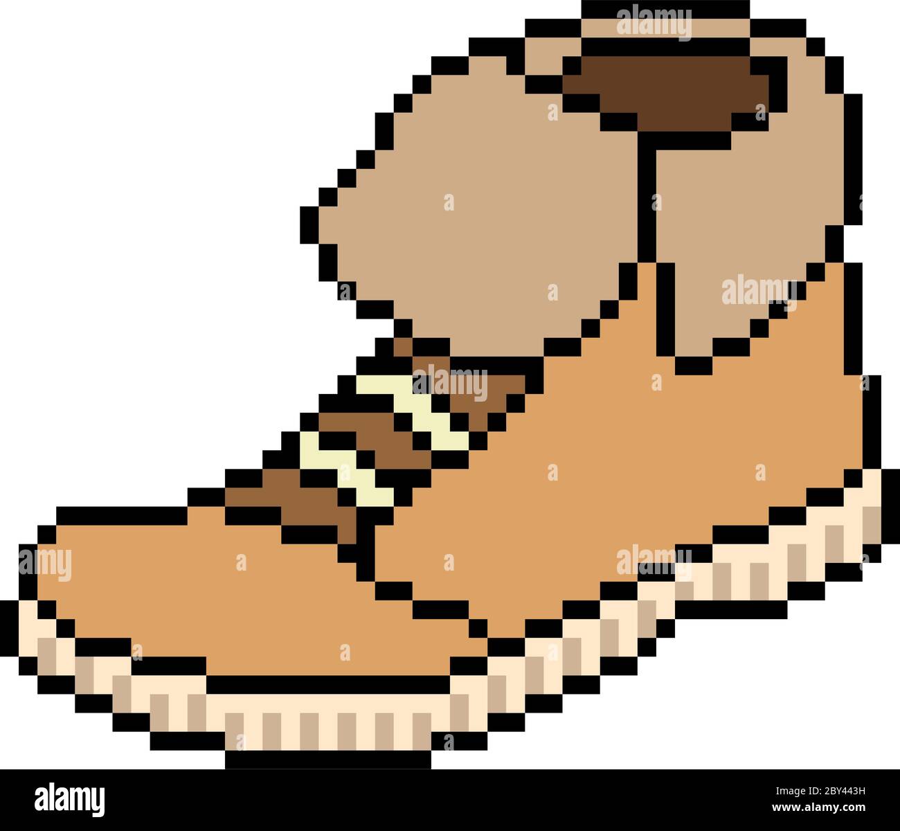Pixel art foot Cut Out Stock Images & Pictures - Alamy