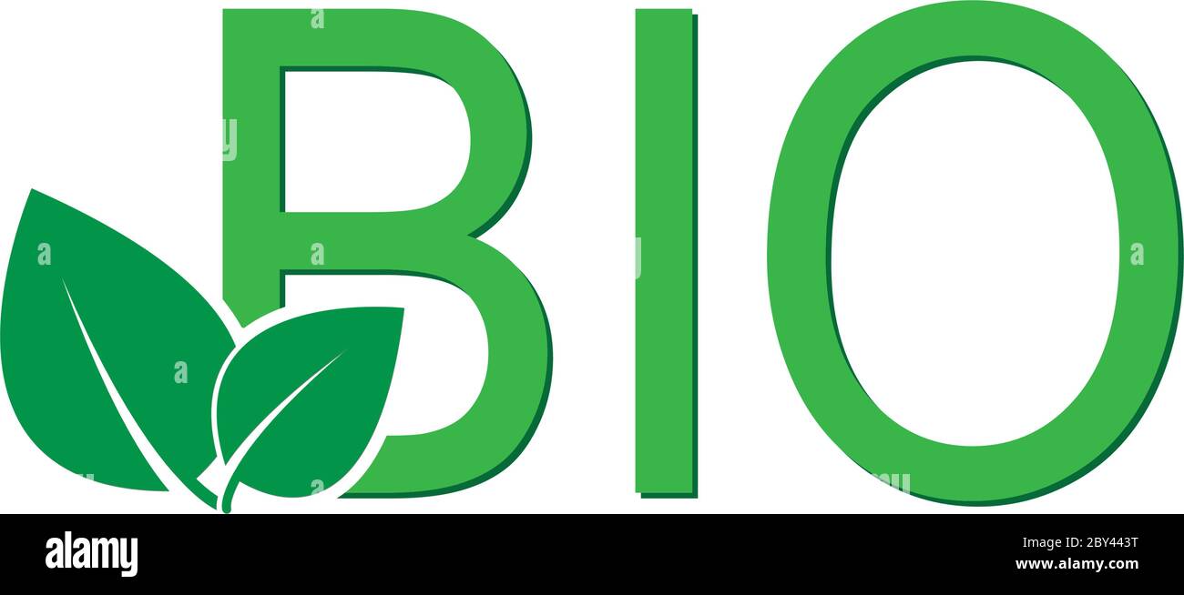 bio icon vector black sign Stock Vector Image & Art - Alamy