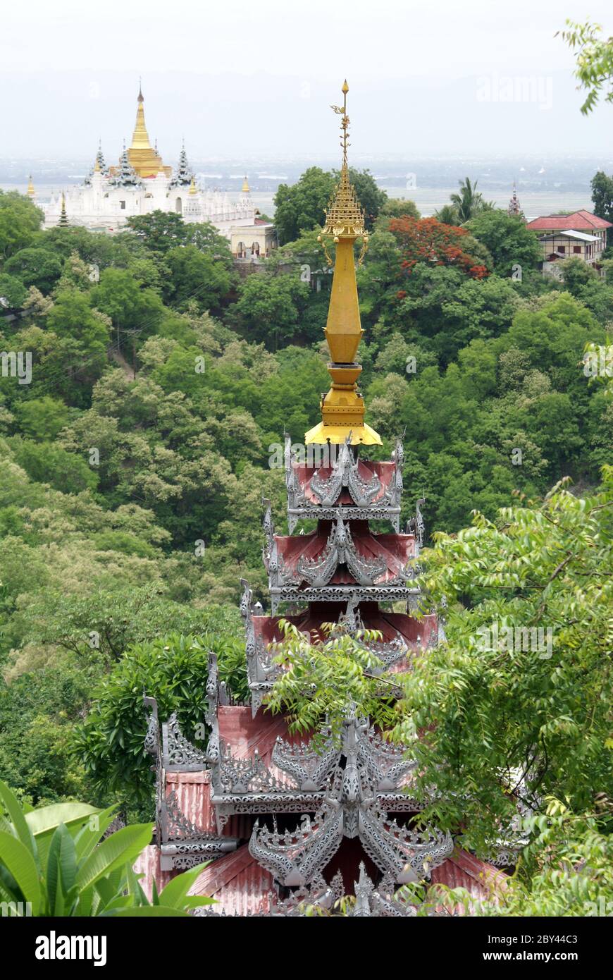 Monastery on the hill Stock Photo - Alamy
