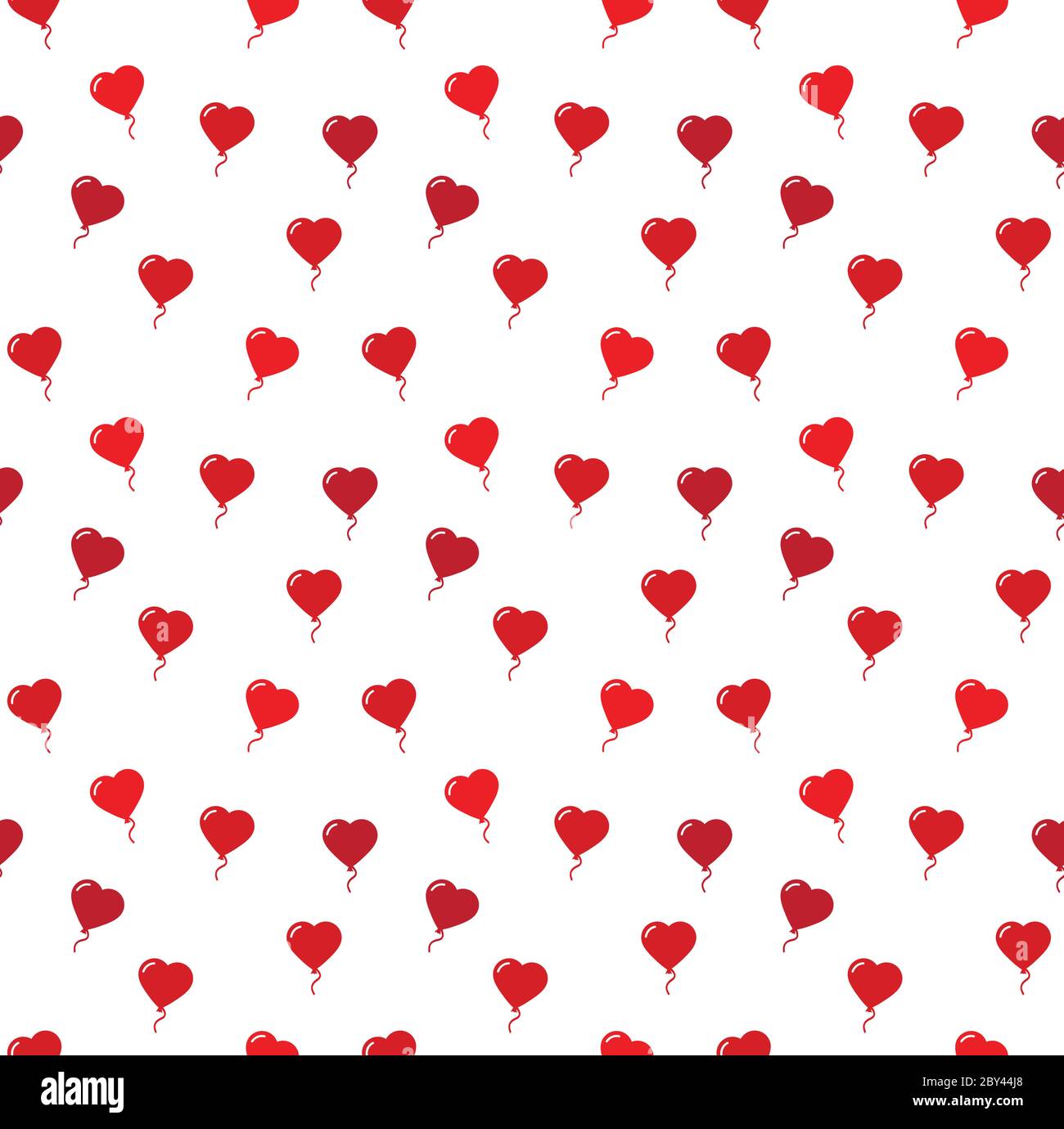 heart Air Balloon Seamless pattern love . Happy Valentine's day fabric ...