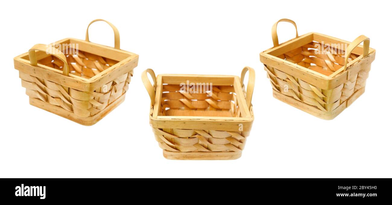 Set of baskets Stock Photo - Alamy
