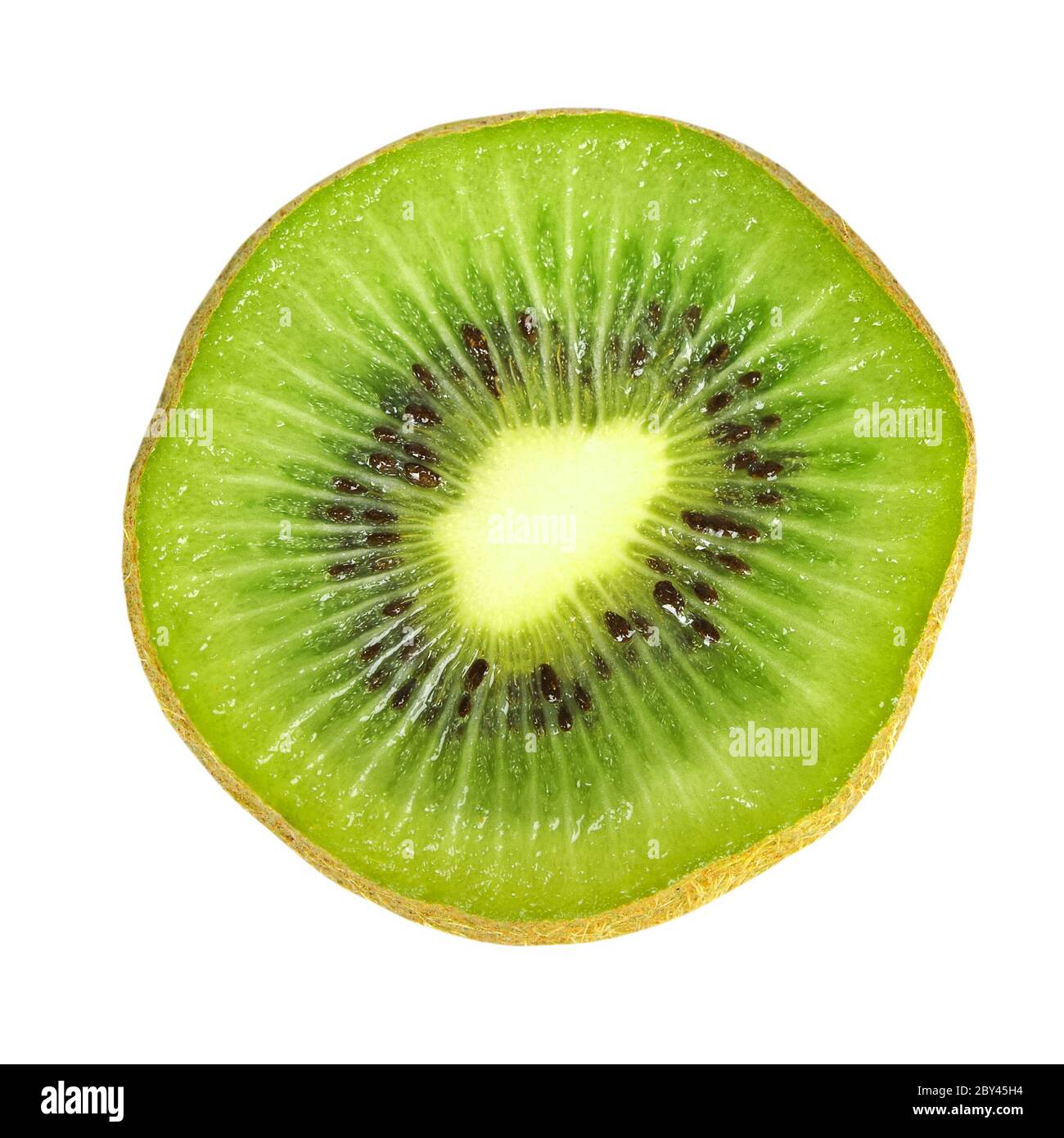 Beautiful slice of fresh juicy kiwi Stock Photo - Alamy