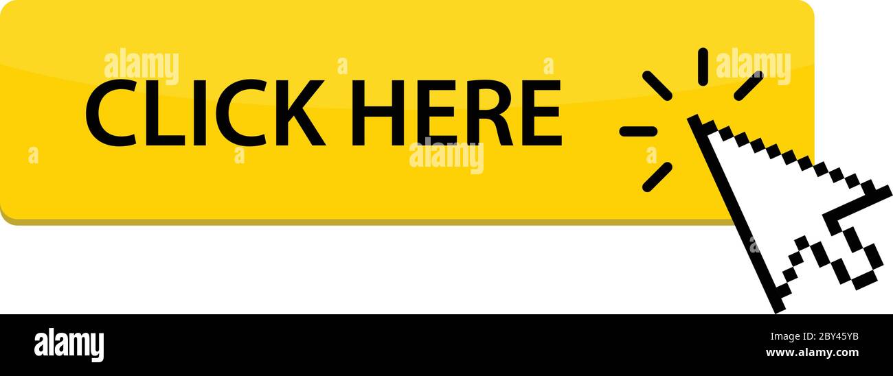 Click here transparent Stock Vector Images - Alamy