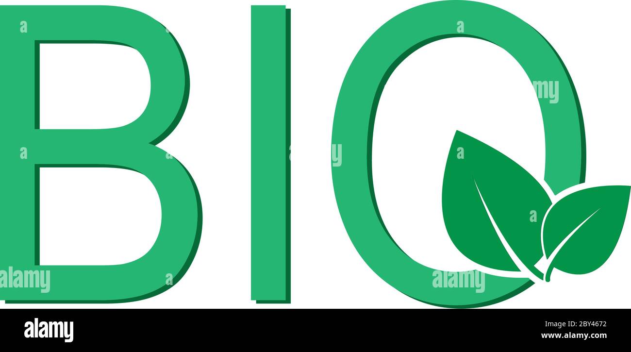 bio icon vector black sign Stock Vector Image & Art - Alamy