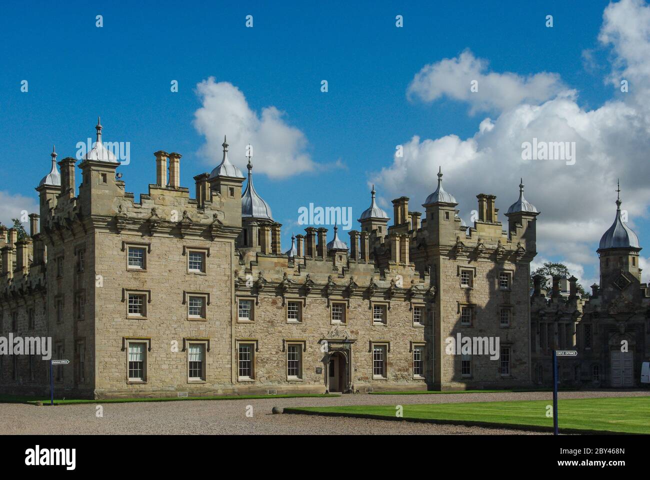 Floors Castle the largest inhabited castle in Scotland and home to 11th ...