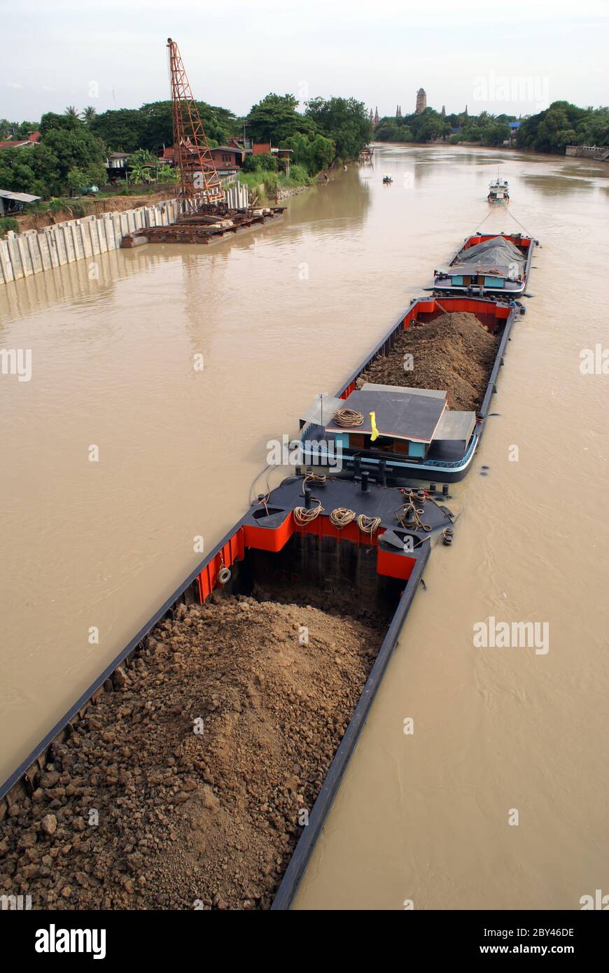 Thai cargo boat hi-res stock photography and images - Alamy