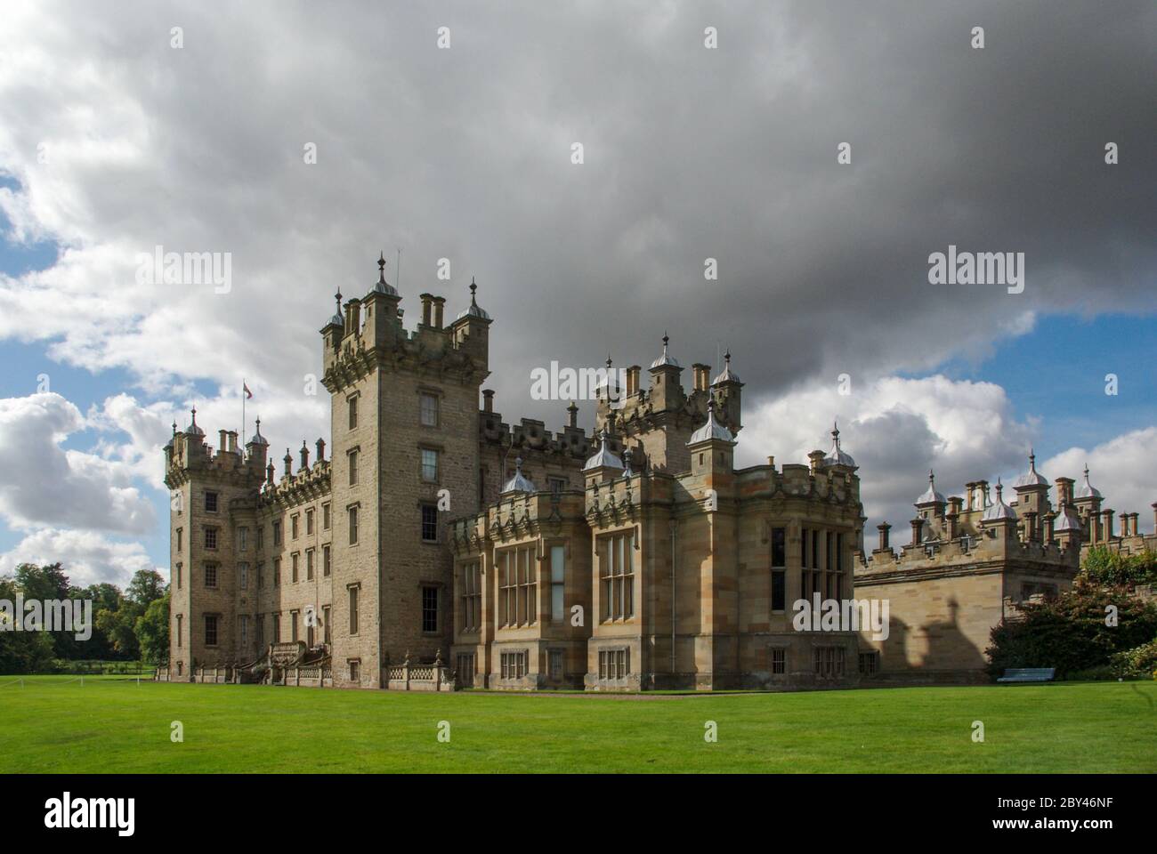 Floors Castle the largest inhabited castle in Scotland and home to 11th ...