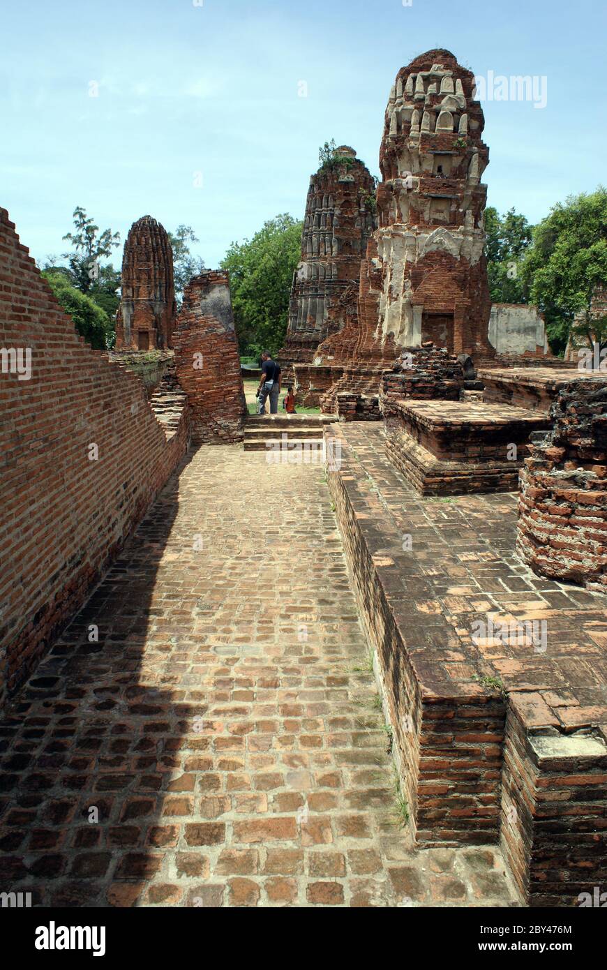 Inside wat Mahathat Stock Photo - Alamy