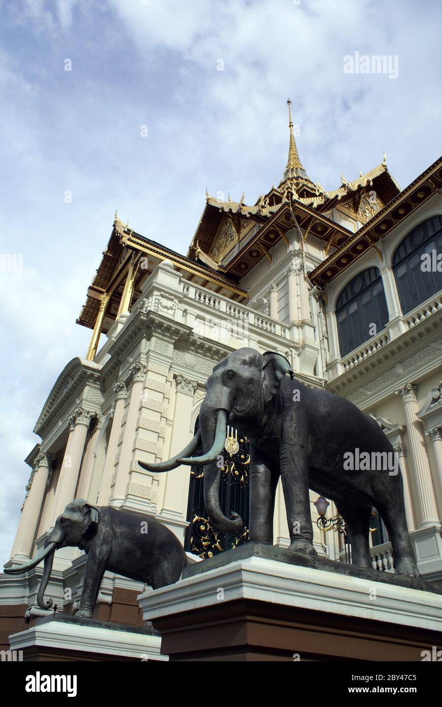 Indochina two elephants hi-res stock photography and images - Alamy