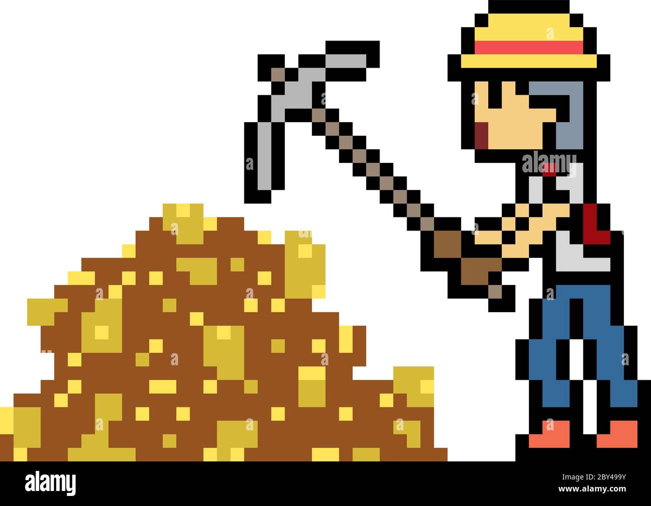 Gold digger cartoon hi-res stock photography and images - Alamy