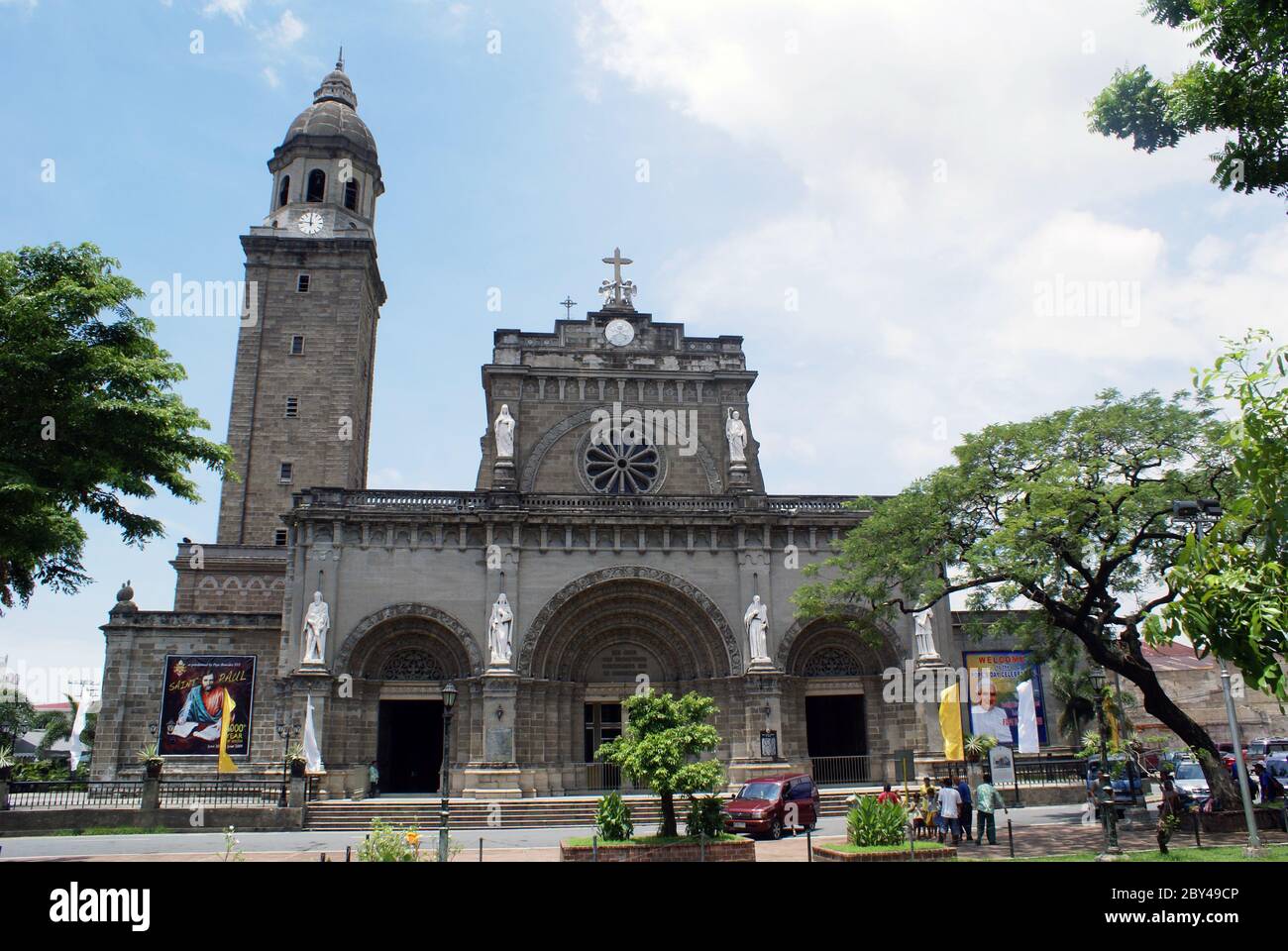 Cathedral in Intramuros Stock Photo - Alamy