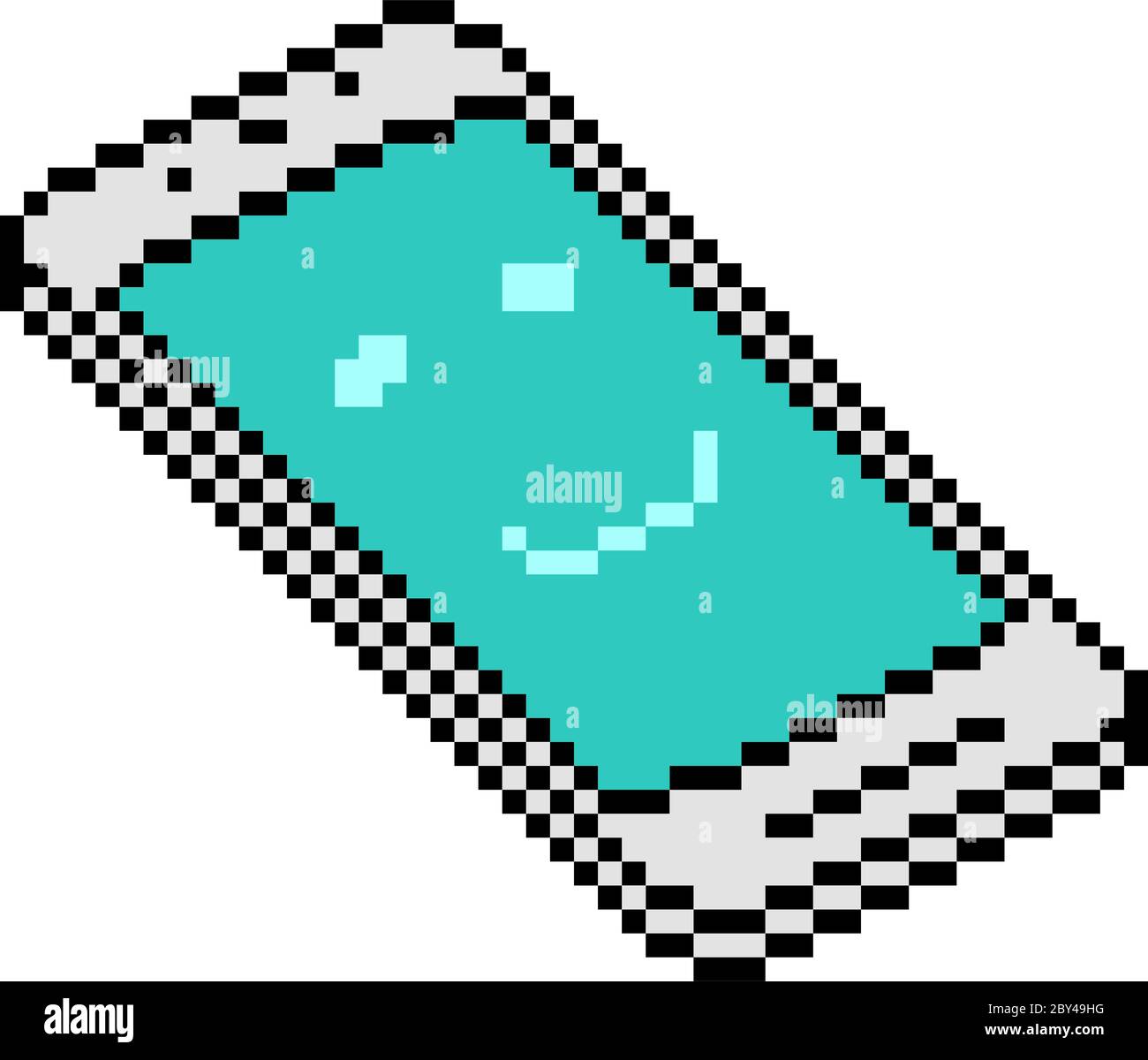 Phone icon 8 bit Stock Vector Images - Alamy