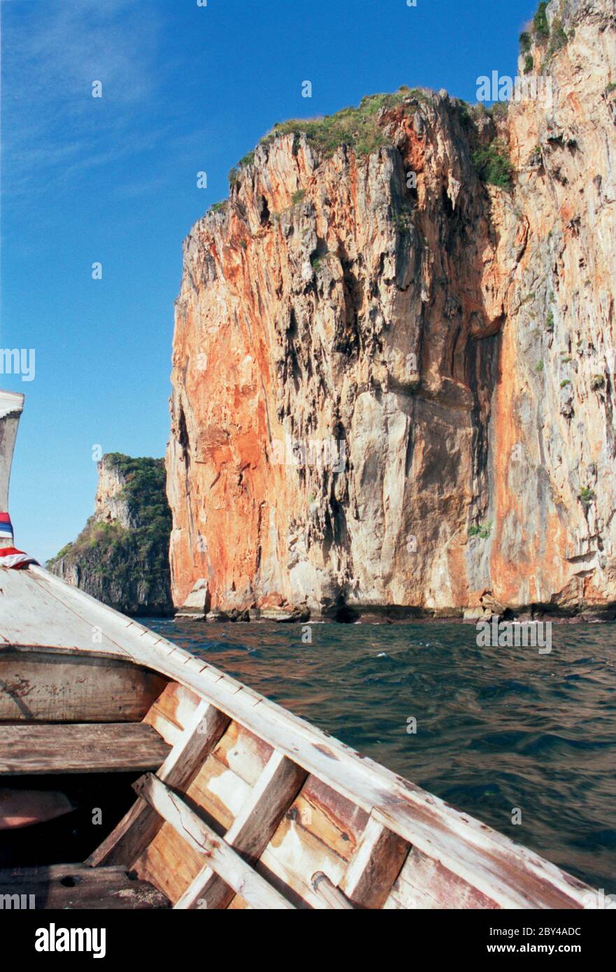 boat and rock Stock Photo - Alamy