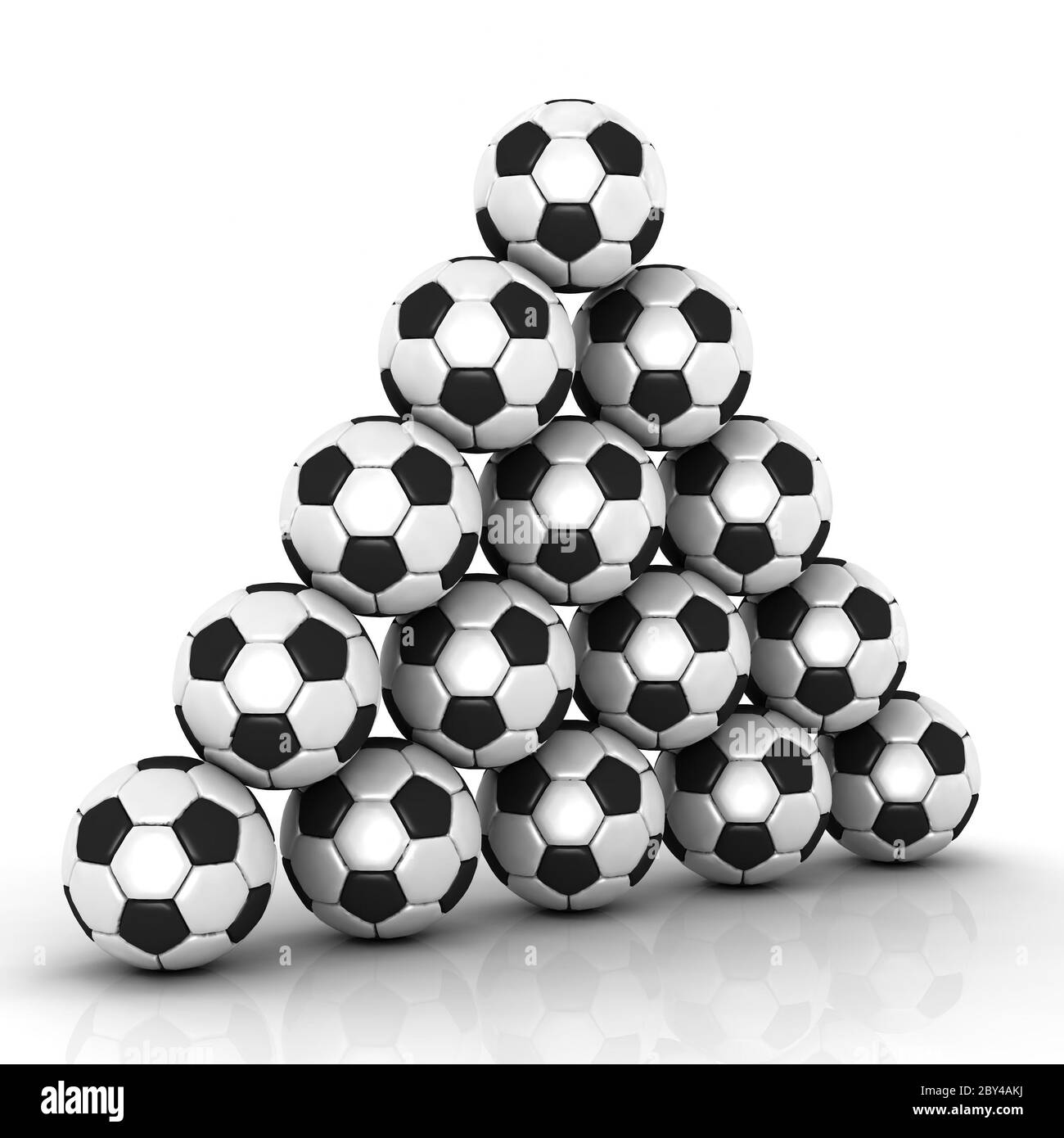 Football pyramid Black and White Stock Photos & Images - Alamy