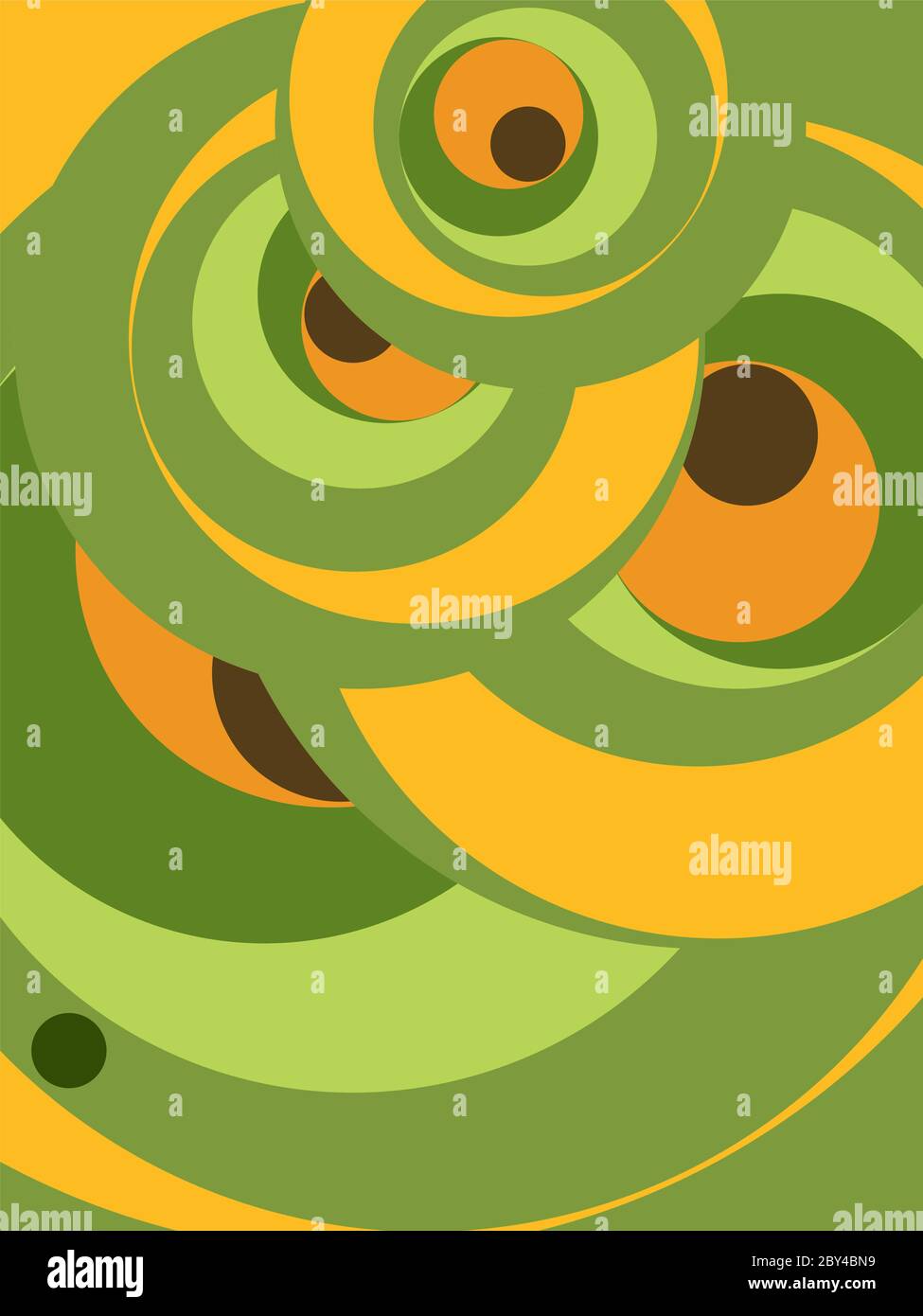 Modern Abstract Painting Wall Art Vector Illustration Stock Vector ...