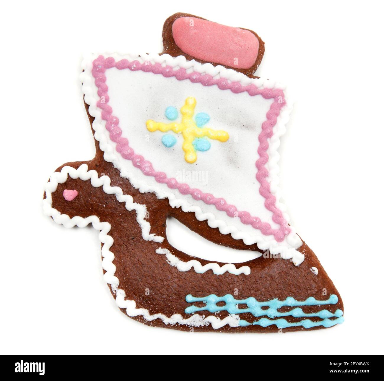 Gingerbread in form decorated by glaze sailfish Stock Photo - Alamy
