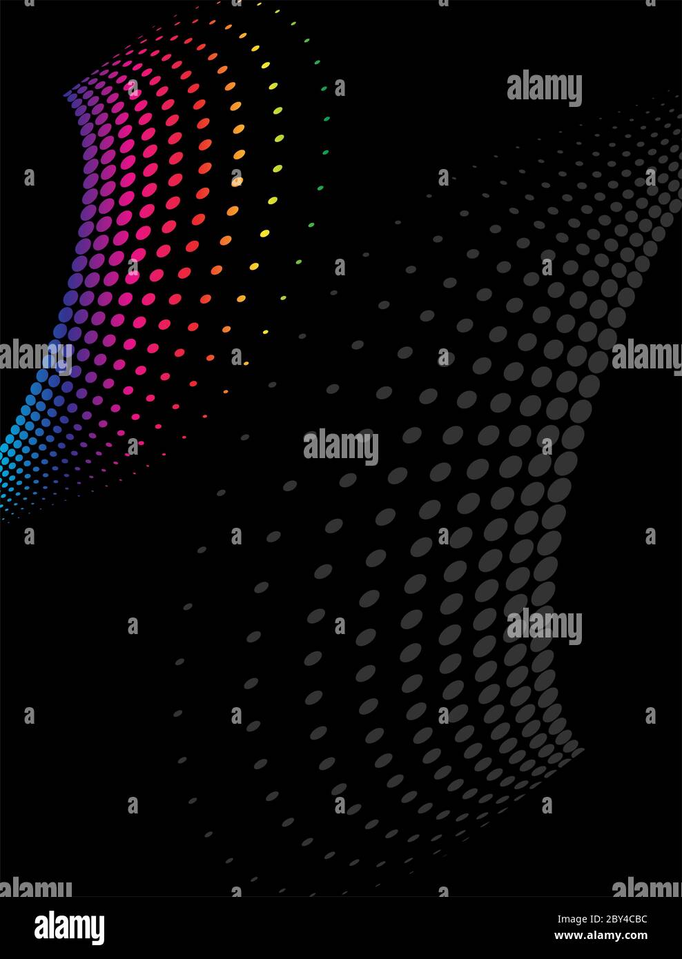 Background Composition Spectrum, Web Template (Halftone Stock Vector ...