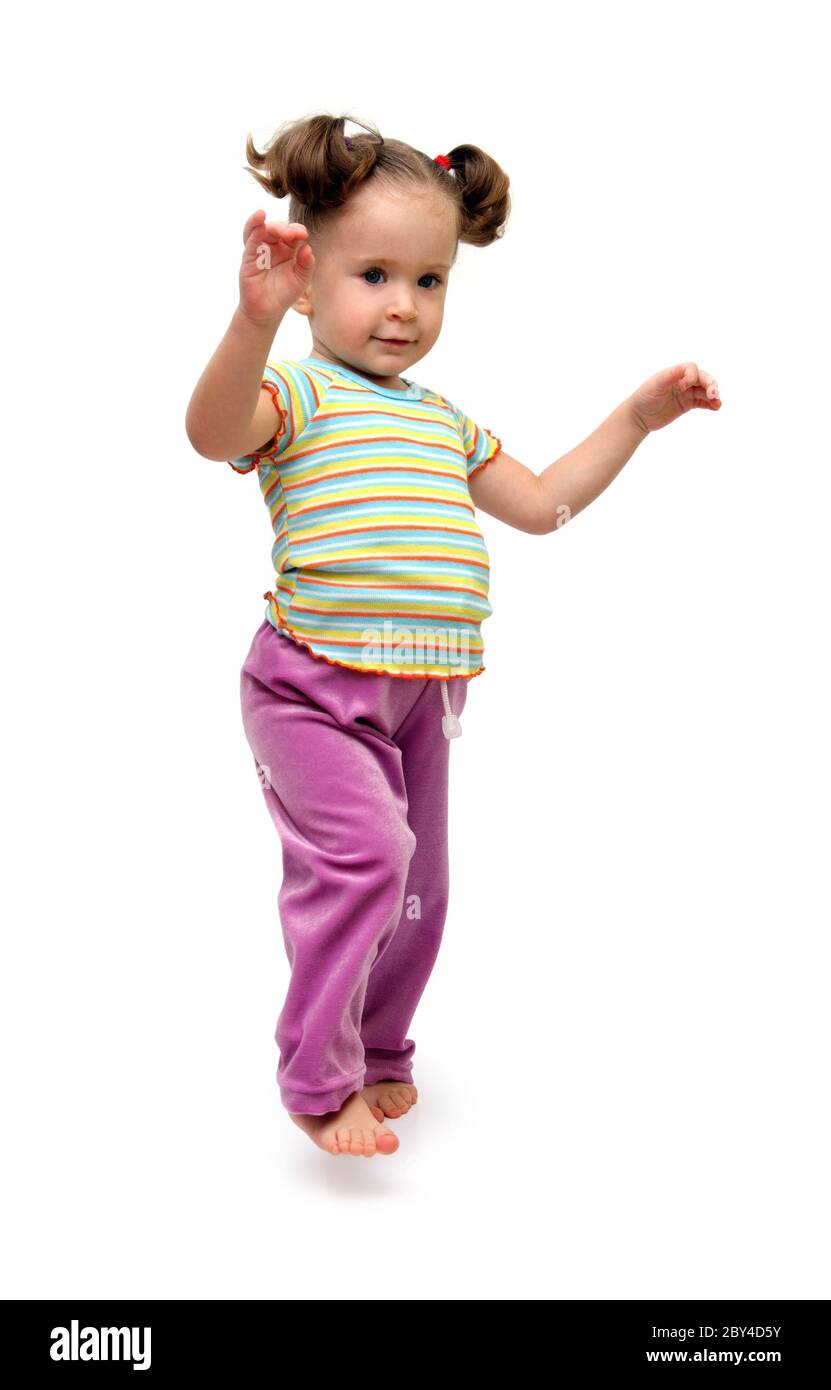 little girl dancing Stock Photo - Alamy