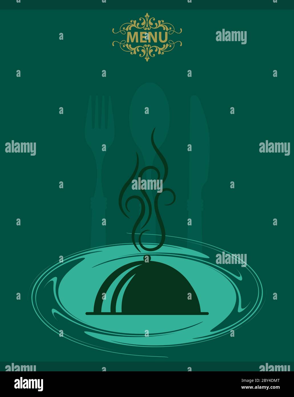 Menu Card Design Template Vector Illustration Stock Vector Image & Art ...