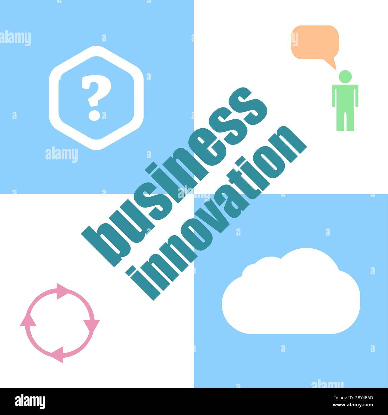 business innovation Text. Business concept . Infographic dashboard ui ...