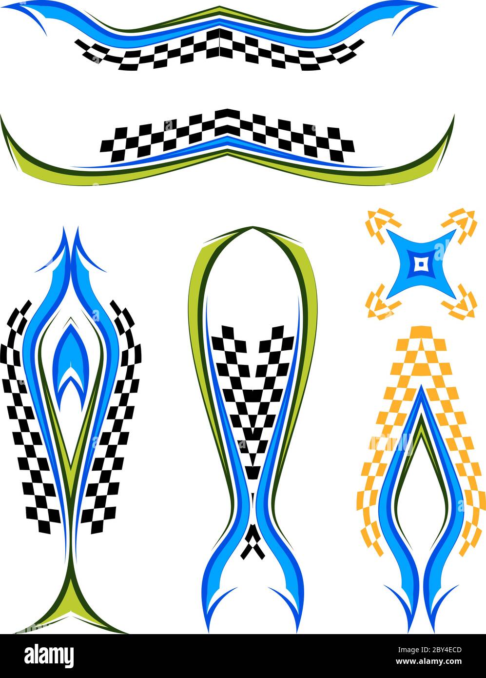 Vehicle Graphics, Stripe : Vinyl Ready Vector Art Stock Vector Image ...