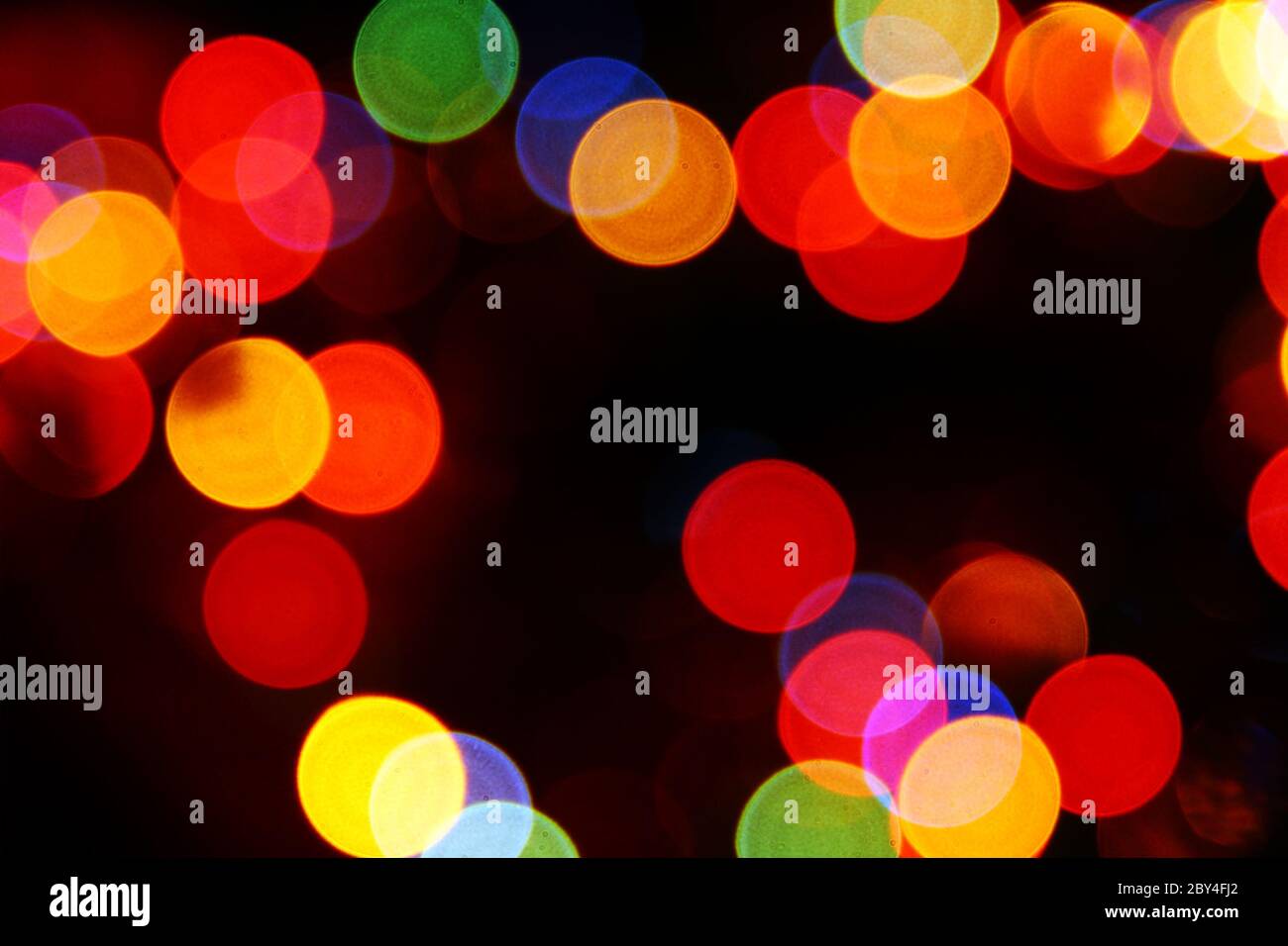defocused colored circular lights Stock Photo - Alamy