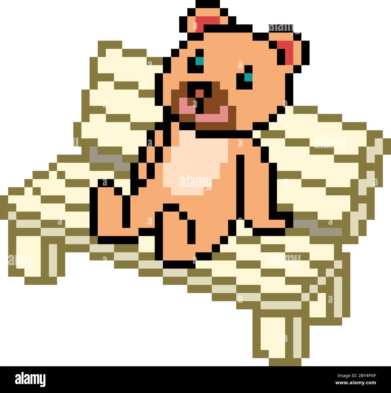 Pixel art chill Stock Vector Images - Alamy