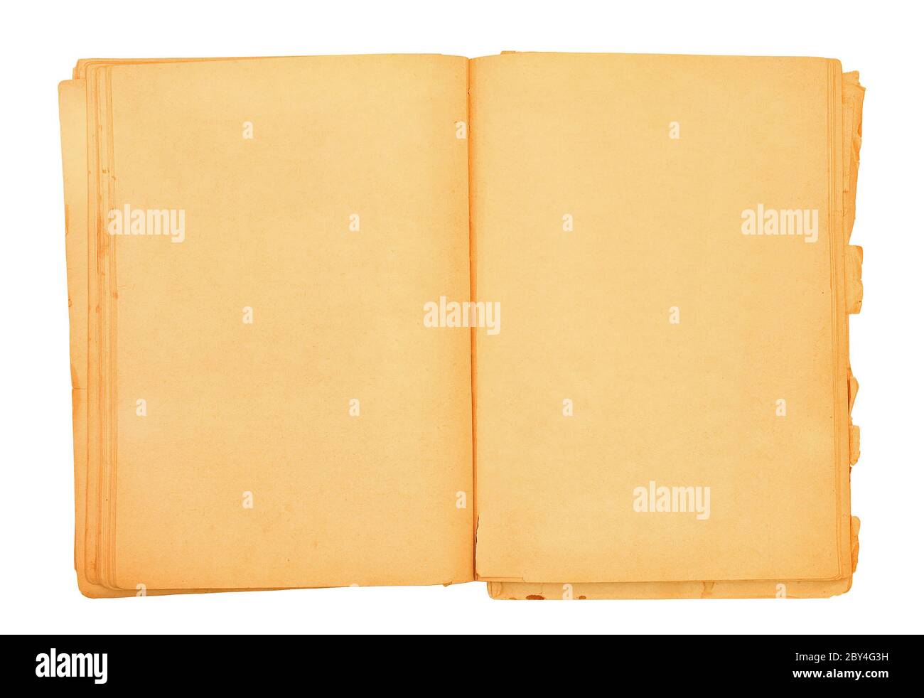 old book with blank pages Stock Photo - Alamy