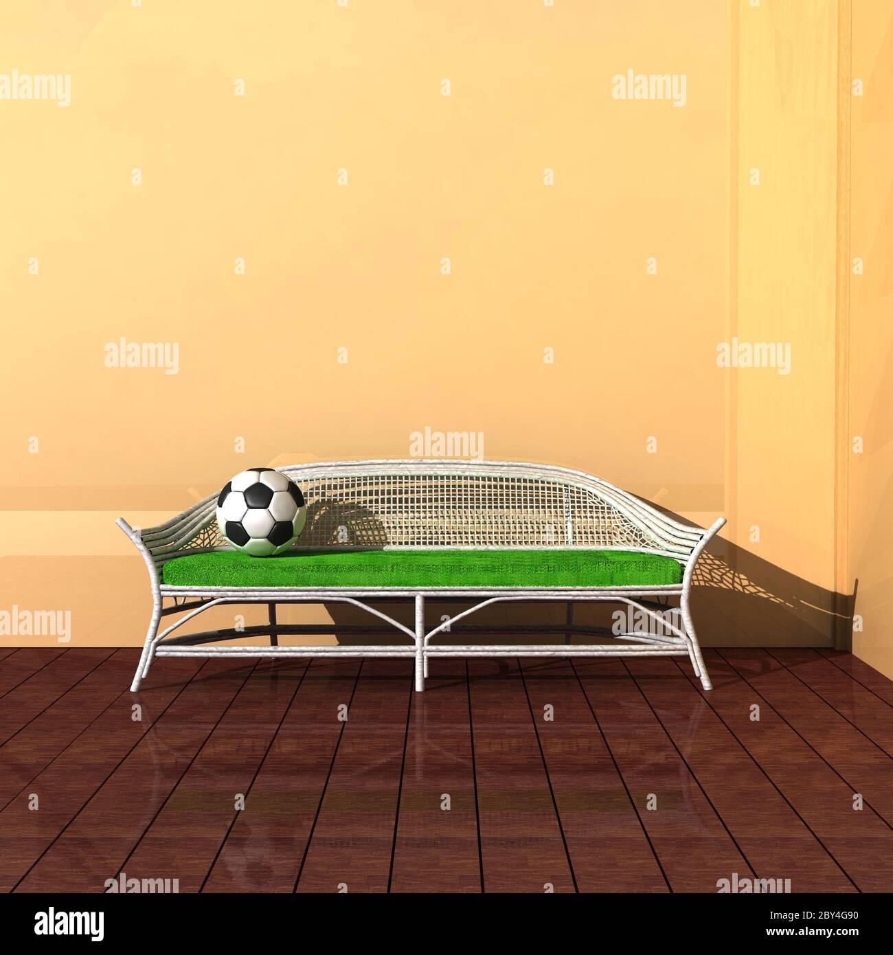 Football bench hi-res stock photography and images - Alamy