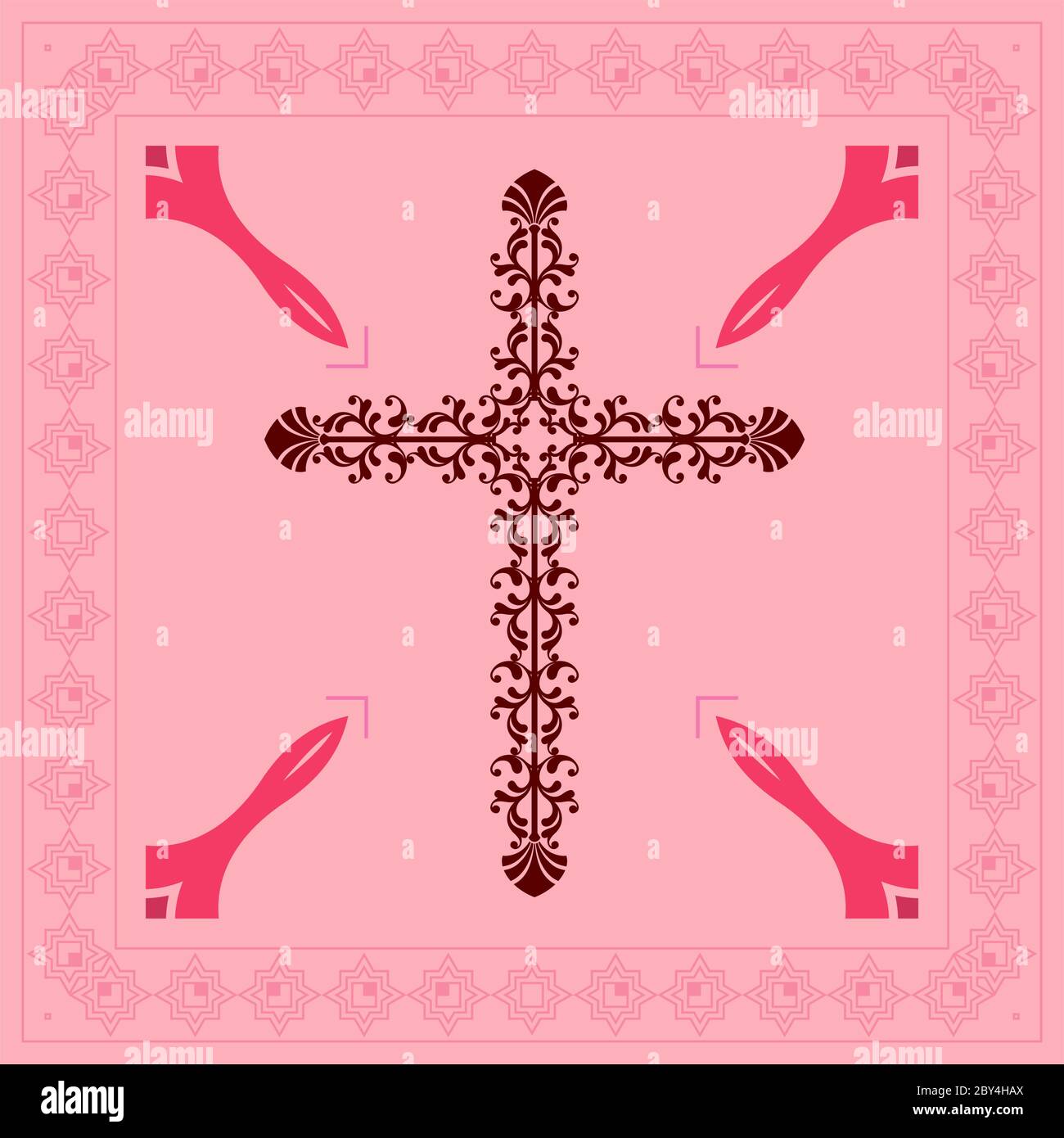 Christian Cross Design Vector Art Stock Vector Image & Art - Alamy