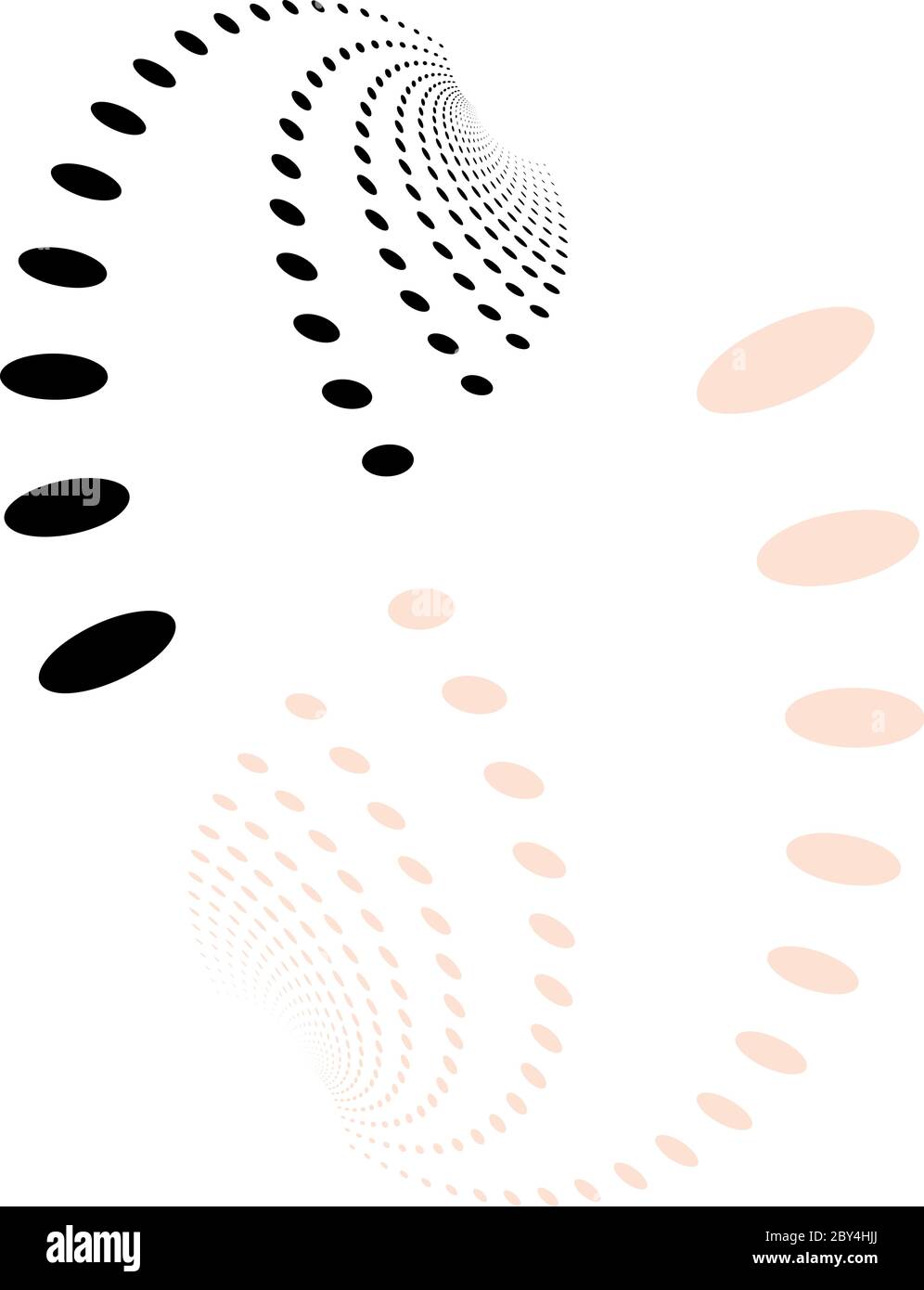 Background Composition, Web Template (Halftone) Vector Illustration ...